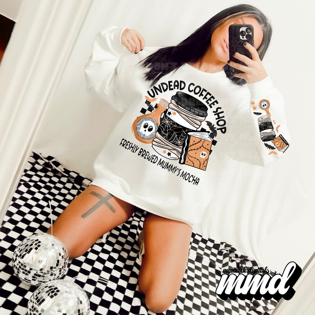 Undead Coffee Shop : Sleeve Set : PNG – MYMARK Digitals