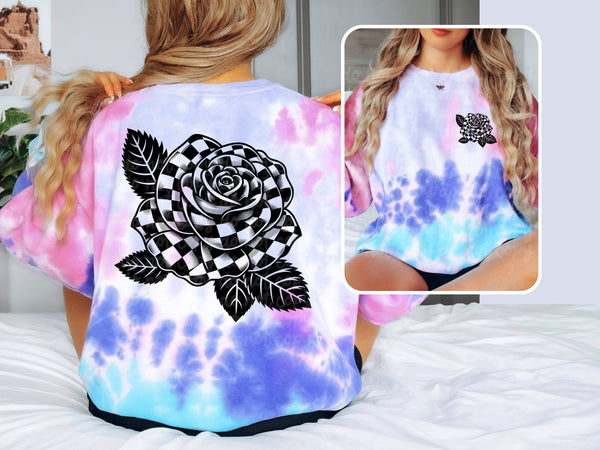 Checker Rose : PNG – MYMARK Digitals